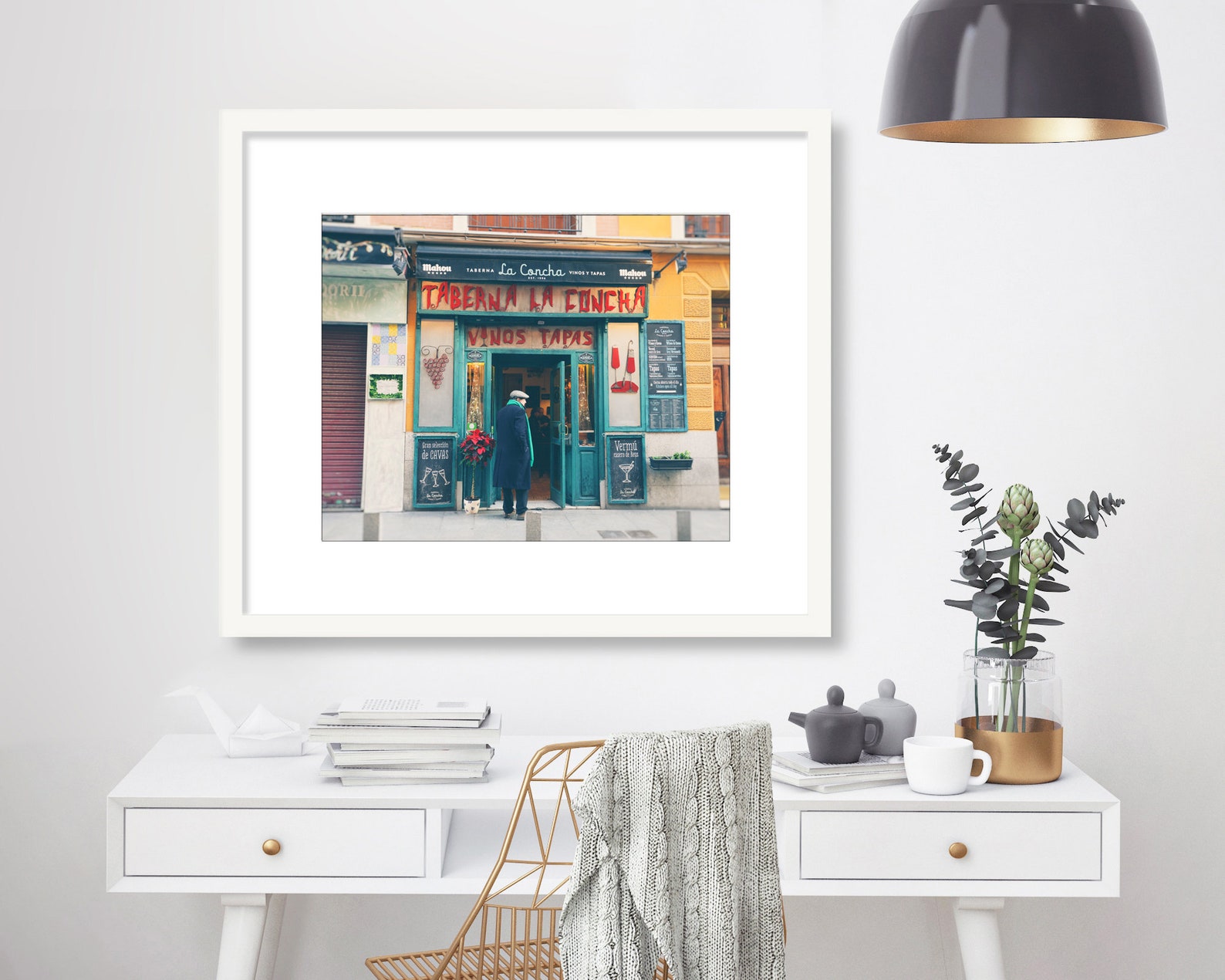 Madrid Spain Tapas Bar Spanish Kitchen Decor Madrid Wall Art - Etsy