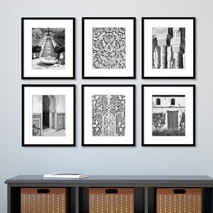 Alhambra Spain Prints, Set of 6 Prints, Spain Photography, Travel Decor ...