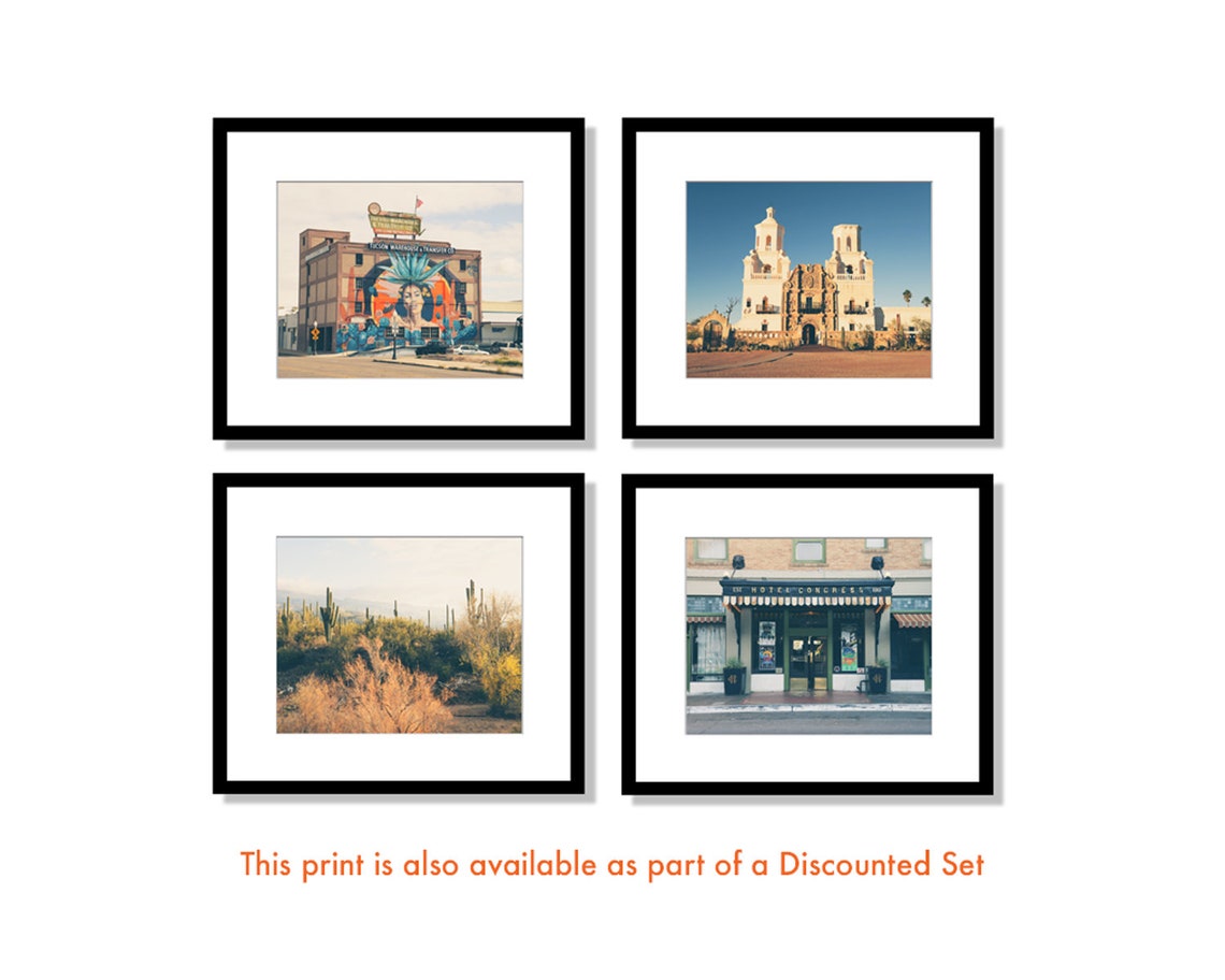 Tucson Arizona Tucson Wall Art Southwest Decor Tucson - Etsy