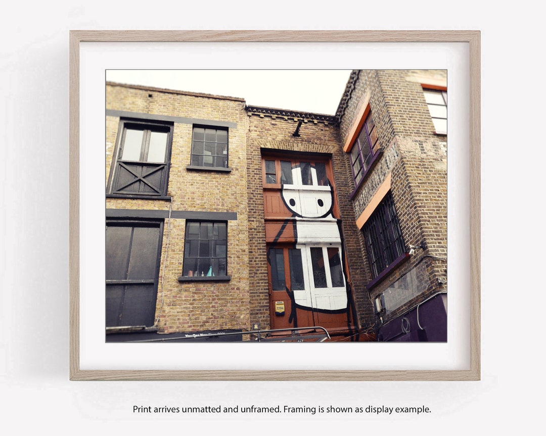 STIK Street Art, London Graffiti Photography Print, Black and White or ...