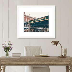 New Orleans Print, Cafe Du Monde, Jackson Square, NOLA Coffee Shop ...