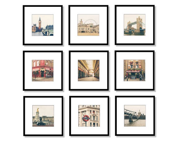 London Prints London Gallery Wall Art Big Ben Tower Bridge - Etsy Australia