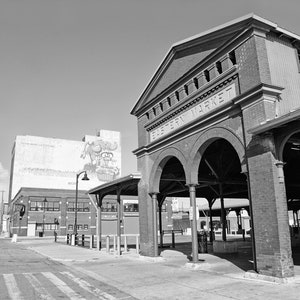 Detroit Eastern Market, Detroit Print, Black and White Photography ...