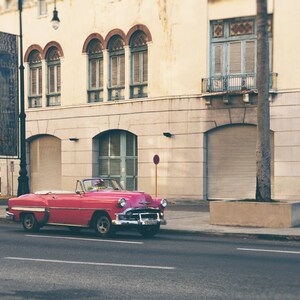 Cuba Wall Art Print Set, Havana Cuba Prints, Travel Decor, Vintage Cars ...