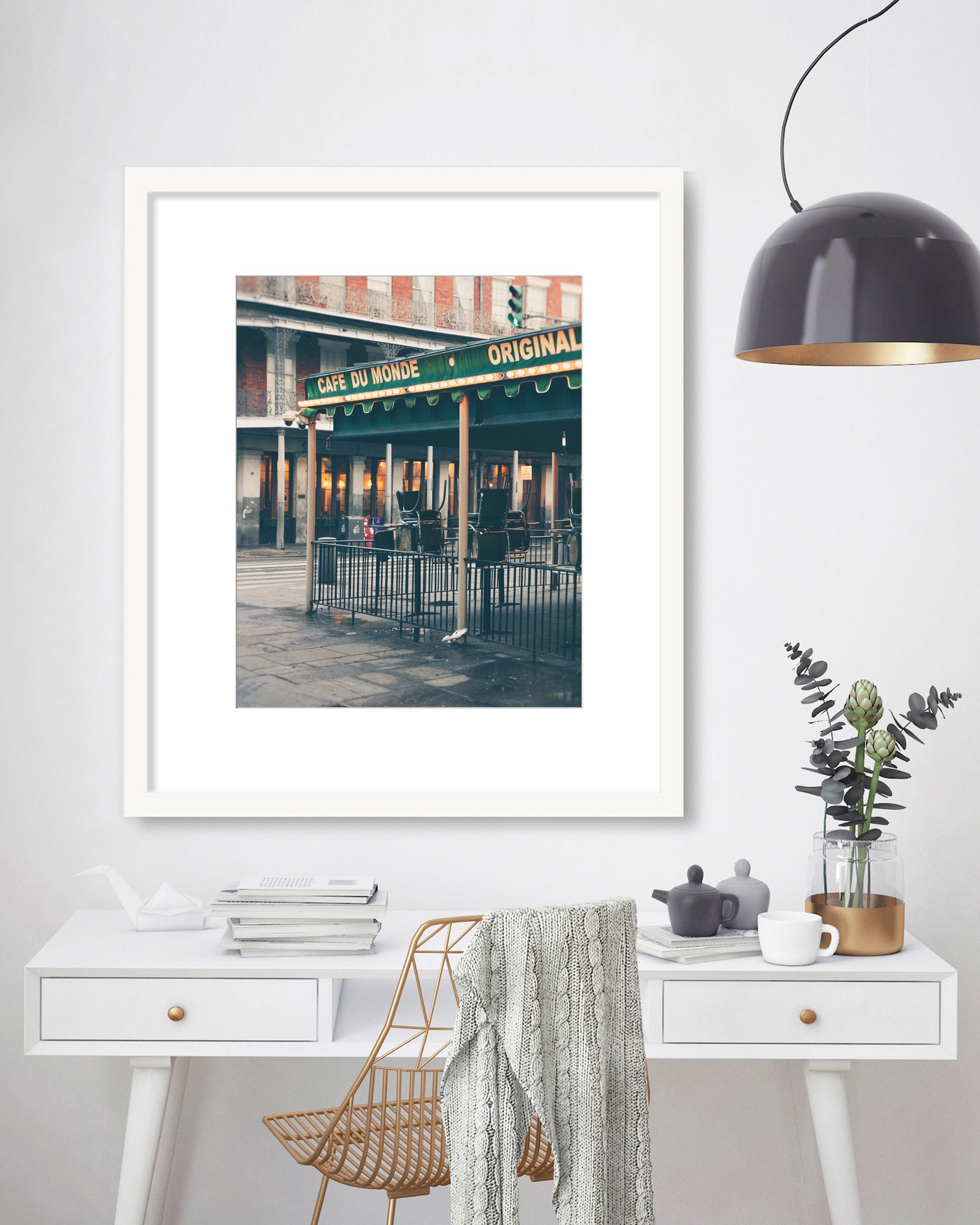 Cafe Du Monde, New Orleans Print, Jackson Square, Coffee Shop, Beignets ...