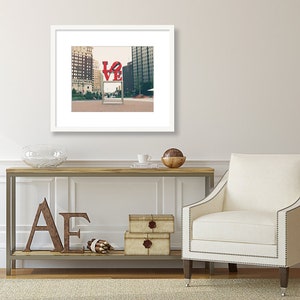 Love Park, Philadelphia Print, Black and White Photography, Philly Wall ...