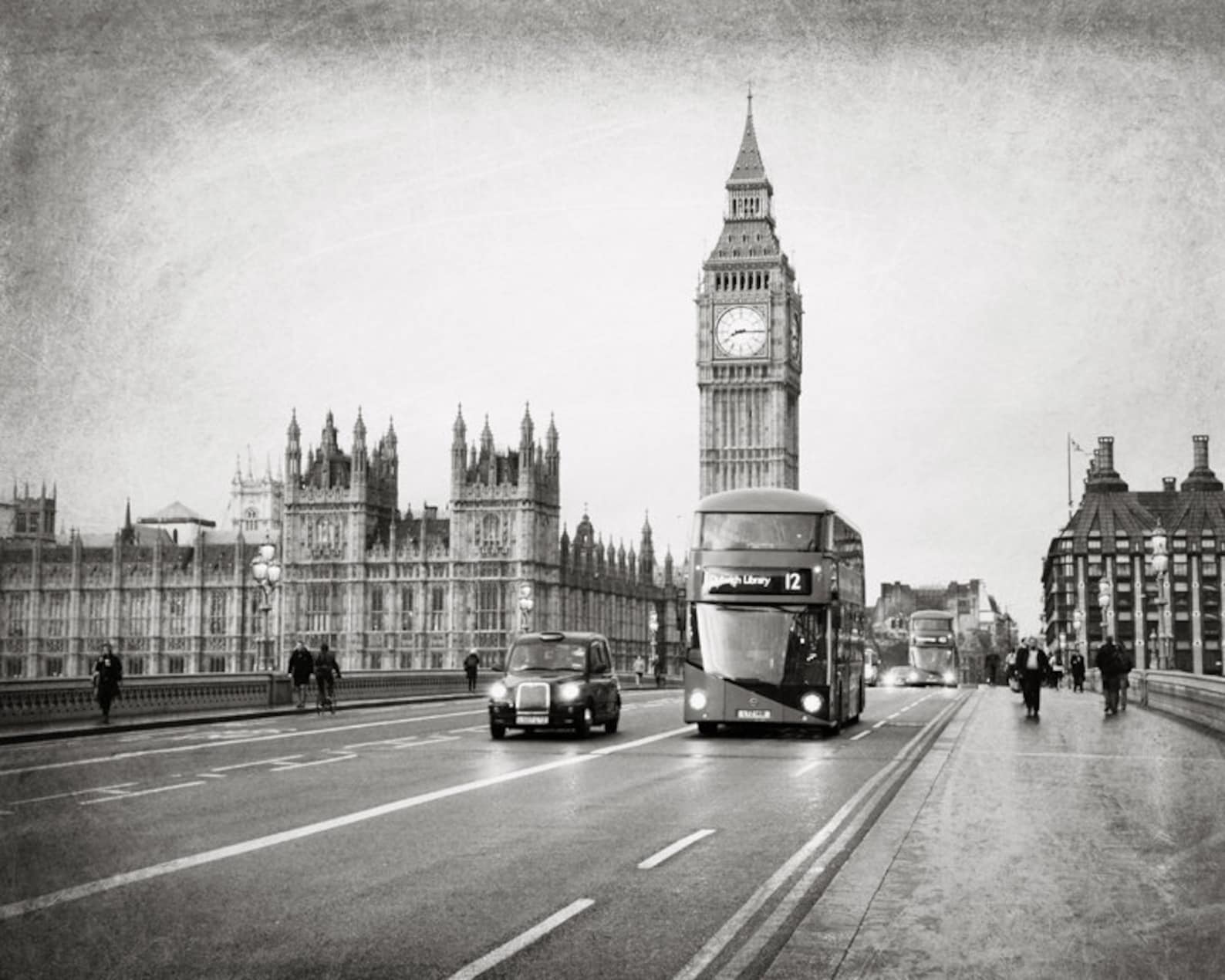 London Prints Black and White Photography Set of 6 Prints | Etsy