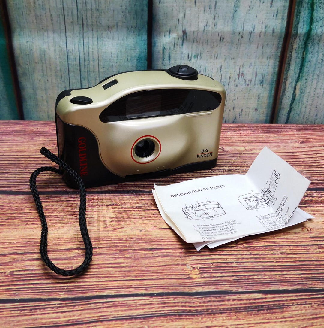 1990s Goldline Big Finder 35mm Point and Shoot Film Camera - Etsy
