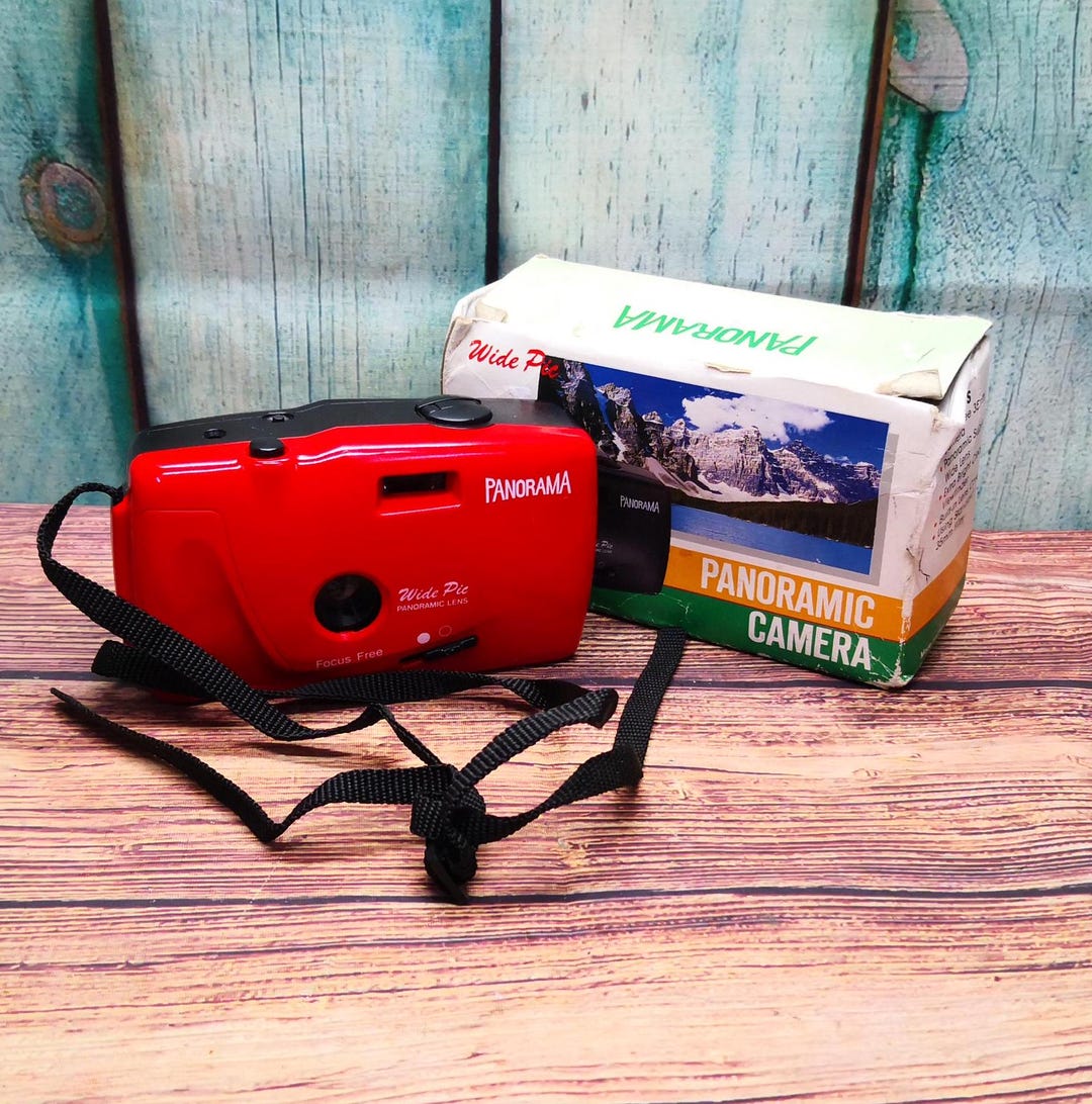 Red 1990s Wide Pic Panorama 35mm Point and Shoot Film Camera - Etsy