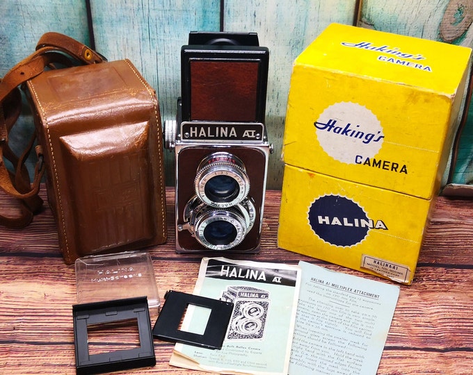 Serviced 1960s Halina AI Reflex Shoot From the Hip 120 Roll Film TLR ...