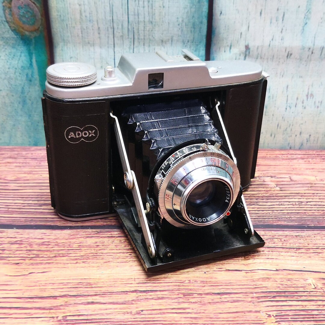 Serviced 1950s Adox Golf 63 120 Roll Film Folding Bellows Camera Medium ...