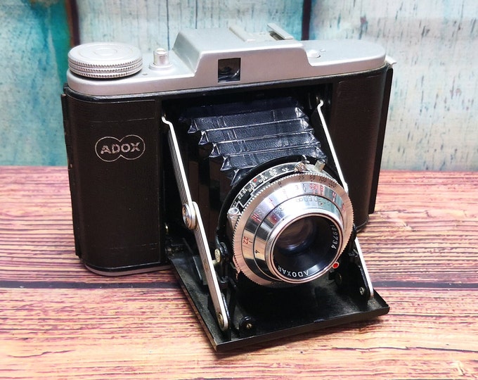 Serviced 1950s Adox Golf 63 120 Roll Film Folding Bellows Camera ...
