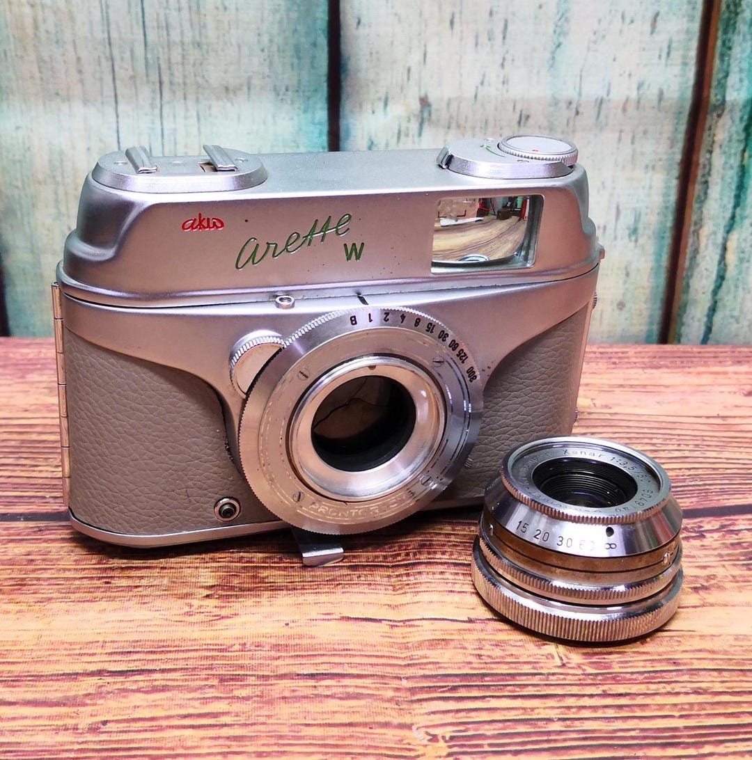 Serviced 1950s Akio Arette W 35mm Film Camera - Xenar 50mm F3.5 Lens - Etsy