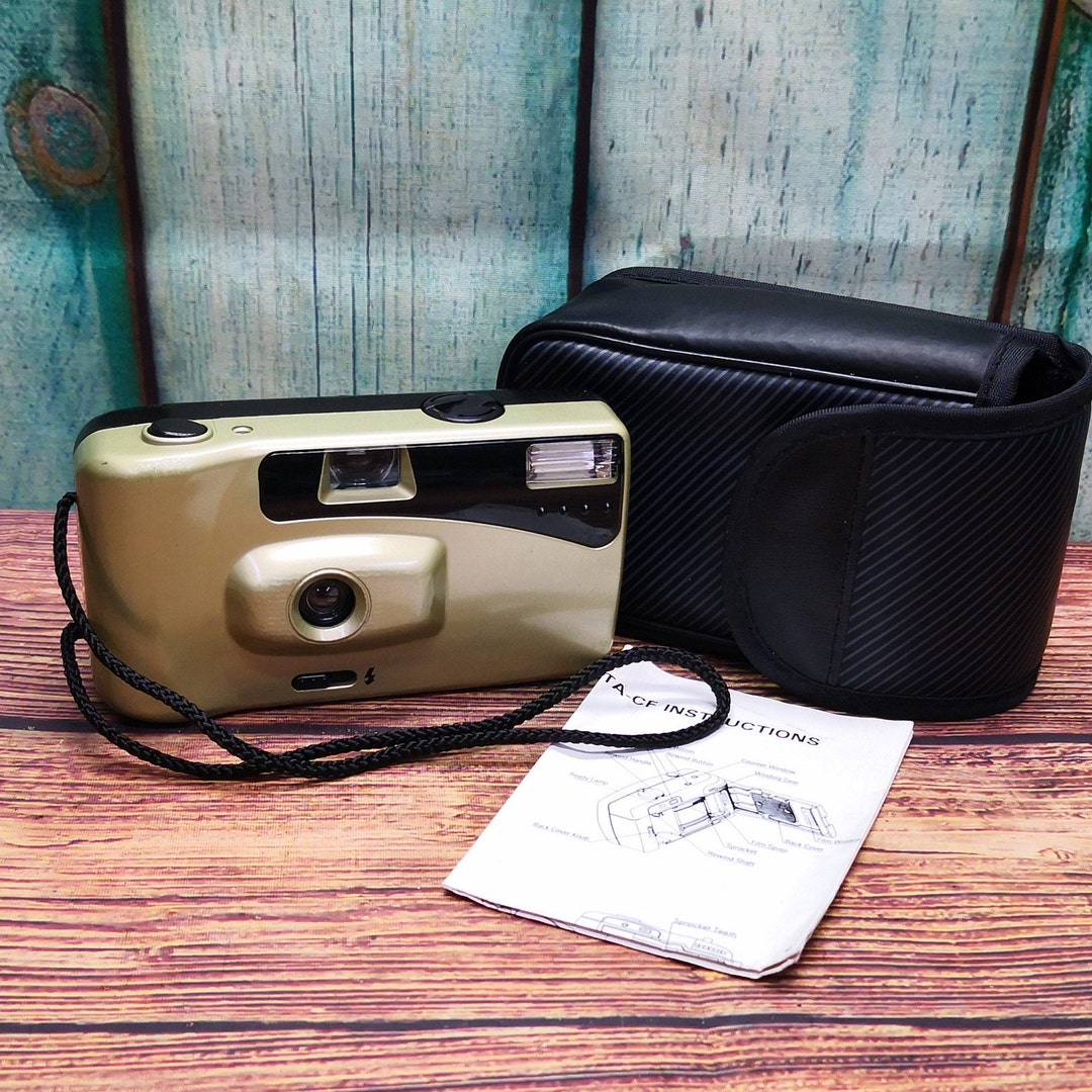 1990s Goldline Delta-cf 35mm Point and Shoot Film Camera With Flash ...