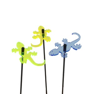 Acrylic Gecko Garden Stakes, Suncatcher Ornament Set of 3, Small - Etsy