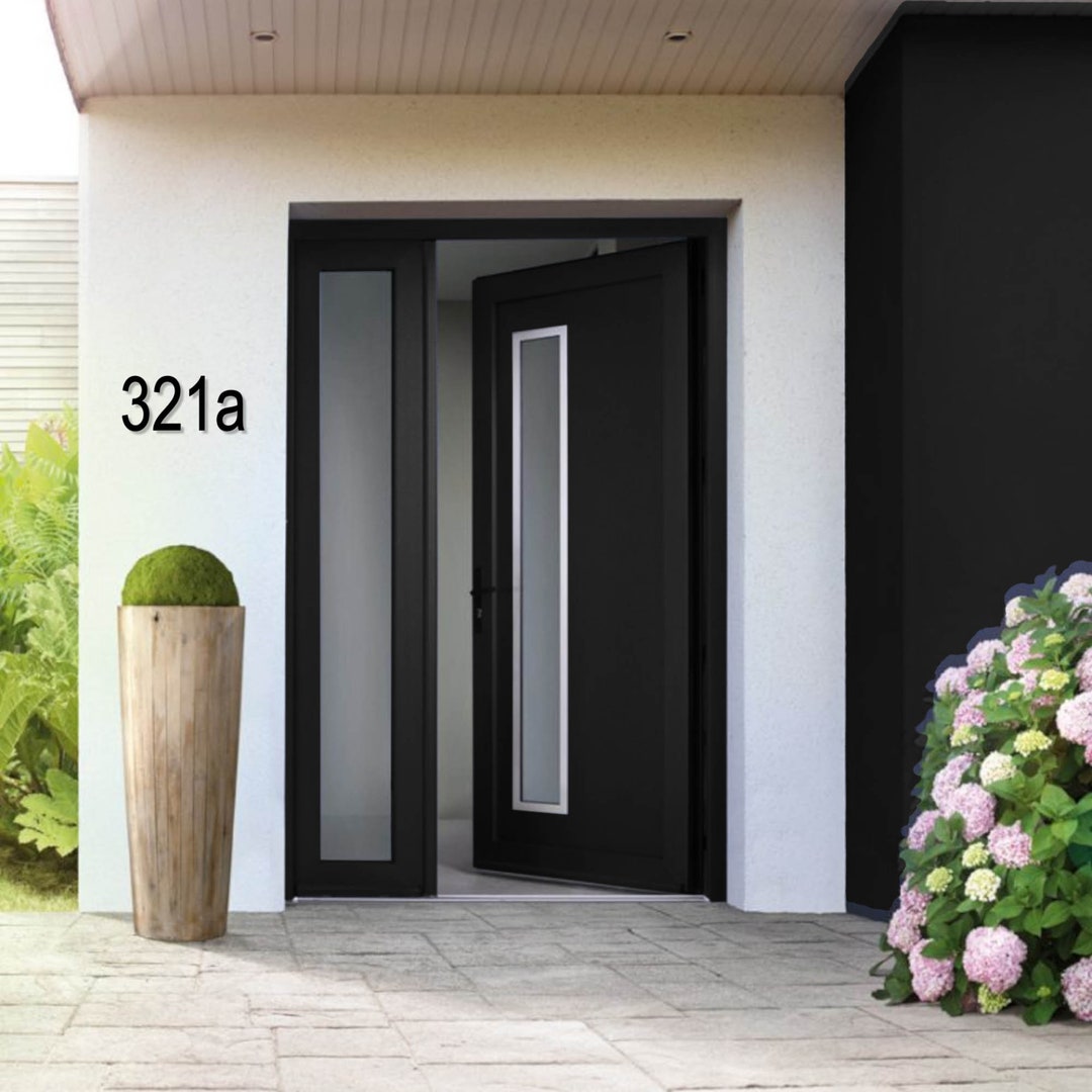 House Numbers Letters ARIAL Door Numbers Cut to Size (10, 15, 20, 25cm ...