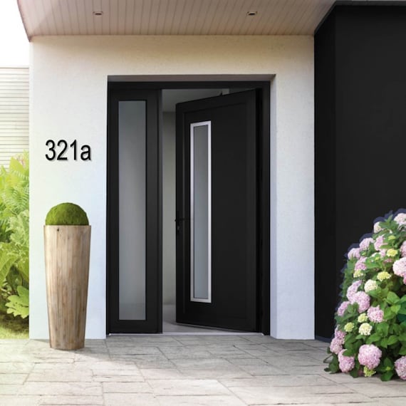 House Numbers Letters ARIAL Door Numbers Cut to Size 10 15 - Etsy