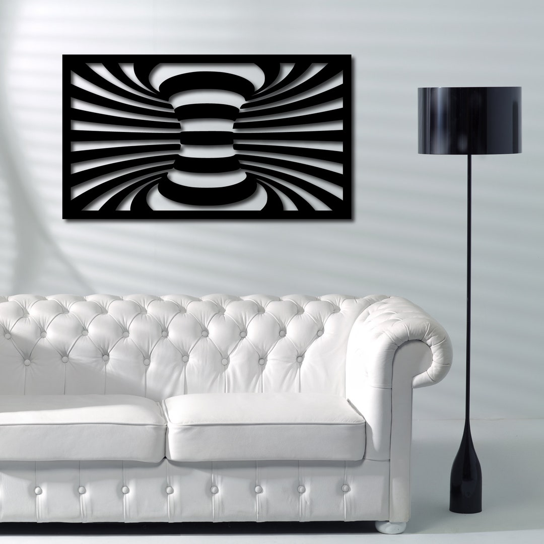 3D Vortex Illusion Acrylic Wall Art: Modern Home Decor. - Etsy