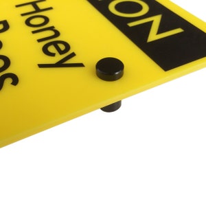 Beekeeping Warning Sign Caution Honey Bees, Hive Protection Equipment ...