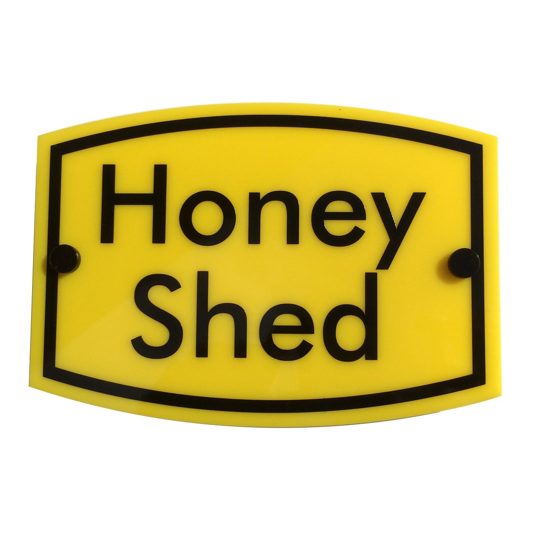 Beekeeping Sign Honey Shed, Beekeeper Gift for Honey Farming ...
