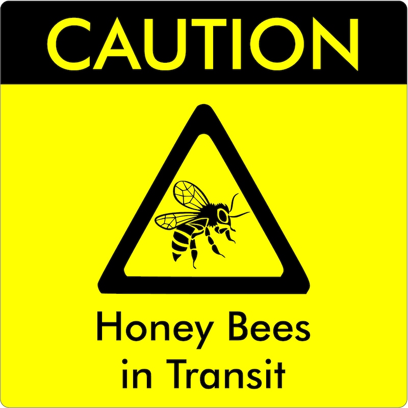 Bee Warning Sign - Etsy