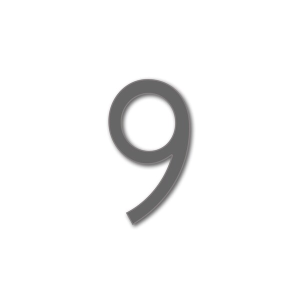8 Inch Modern House Numbers - Etsy