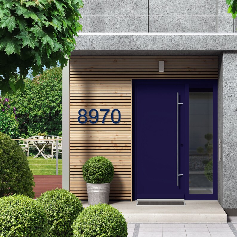 House Number 7 ARIAL Door Numbers 3 Sizes 15 20 25cm / 5.9 - Etsy UK