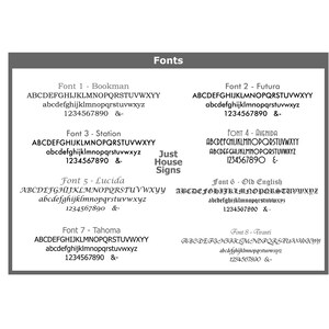 Illuminated Personalised House Sign for Front Door, Bespoke to Your ...