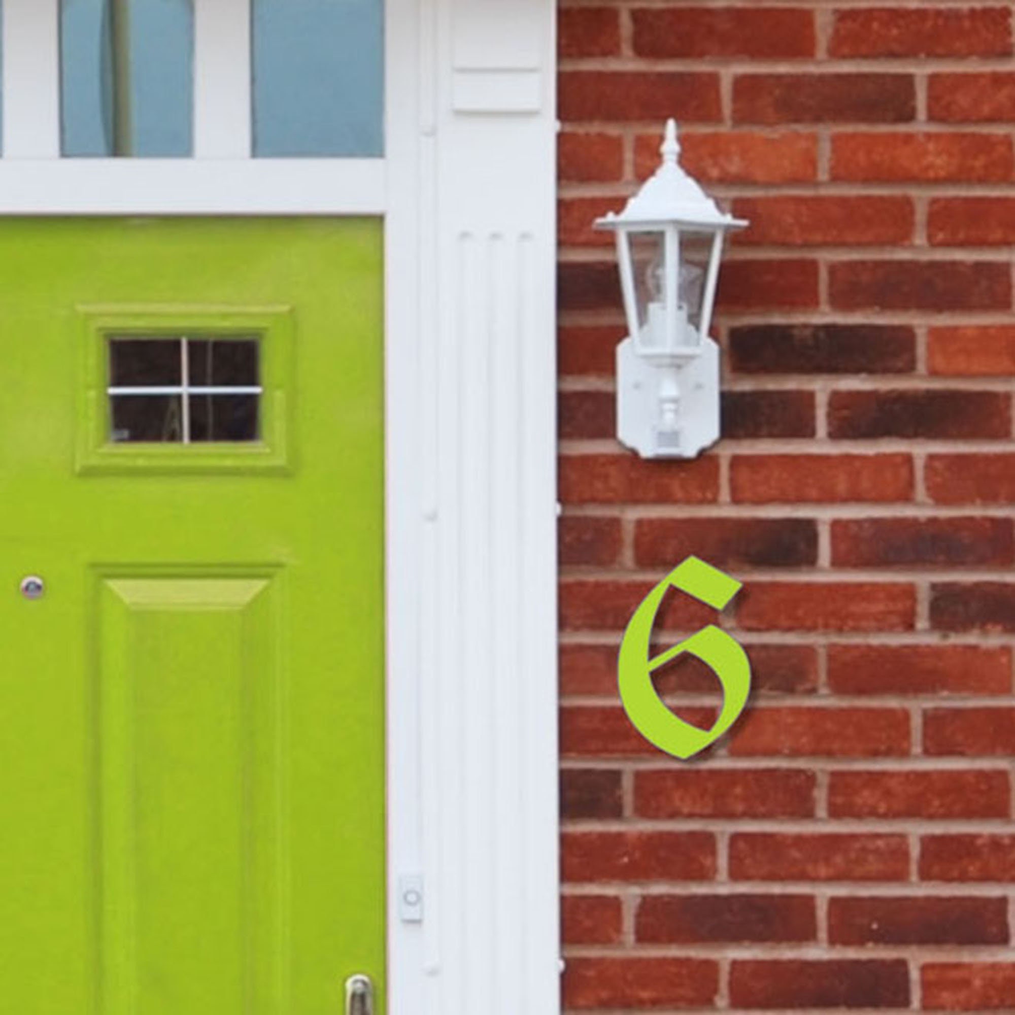 House Number 6 OLD ENGLISH Door Numbers in 3 Sizes 15 20 - Etsy