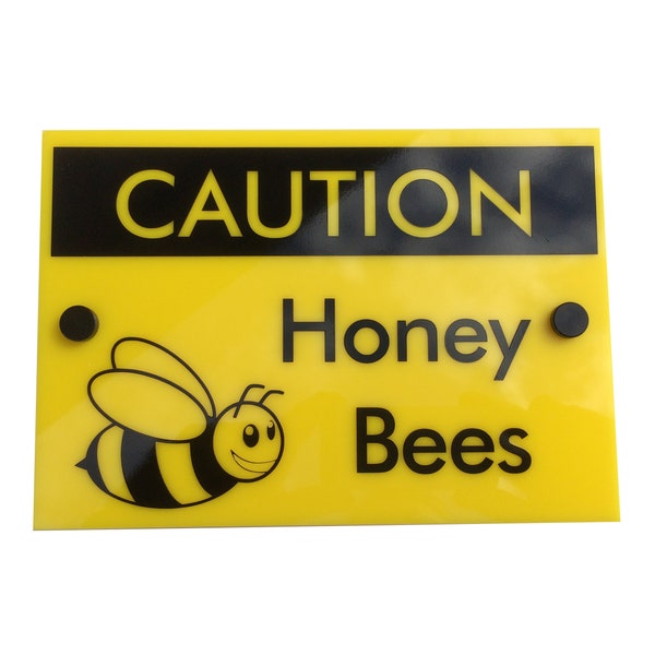 Bee Warning Sign - Etsy