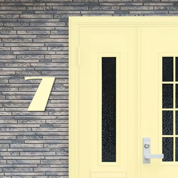 House Number 7 BROADWAY Door Numbers 3 Sizes 15 20 25cm / | Etsy