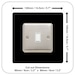 Single LIGHT SWITCH SURROUND | Square | Acrylic Back Panel or Finger ...