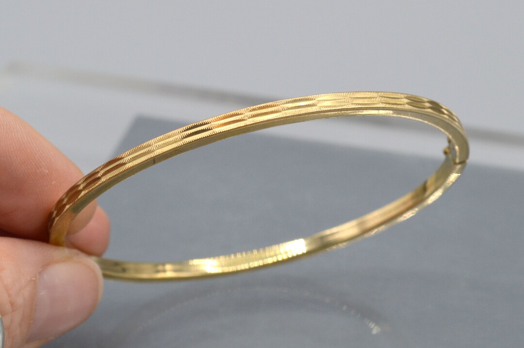 Lovely Vintage Marked 333 8K Yellow Gold 3mm Diamond Cut - Etsy