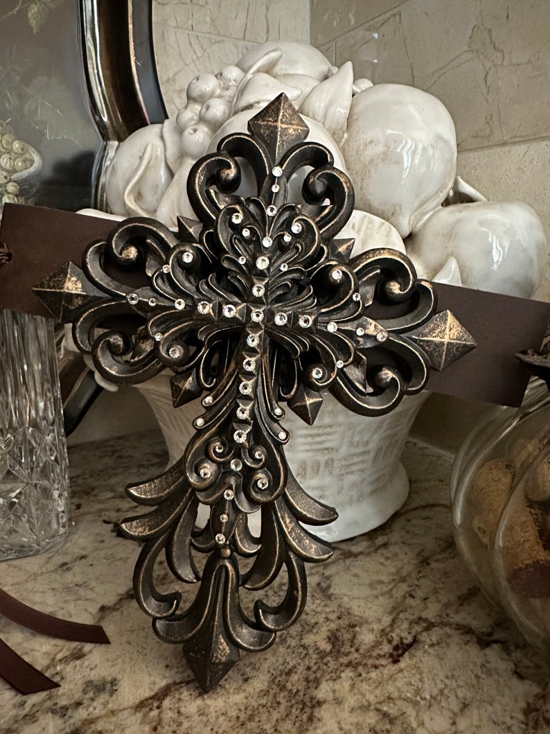 Old World Cross Candle Belt With BLING! - Etsy