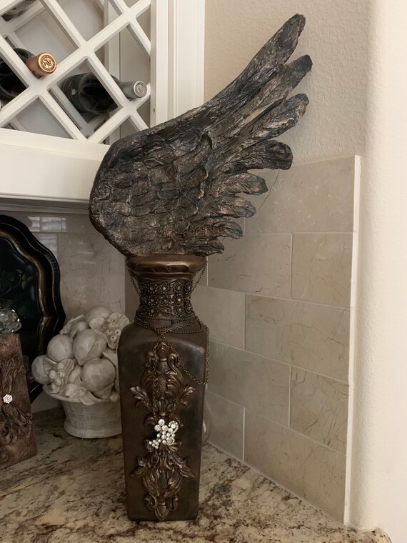 Old World Angel Wing Bottle | Etsy