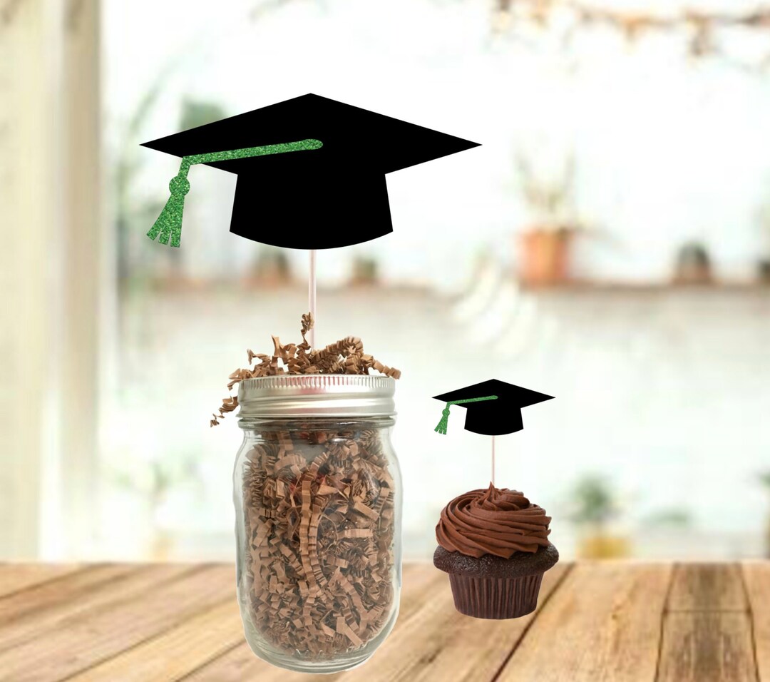 Graduation Cap Graduation Centerpiece / High School Graduation ...