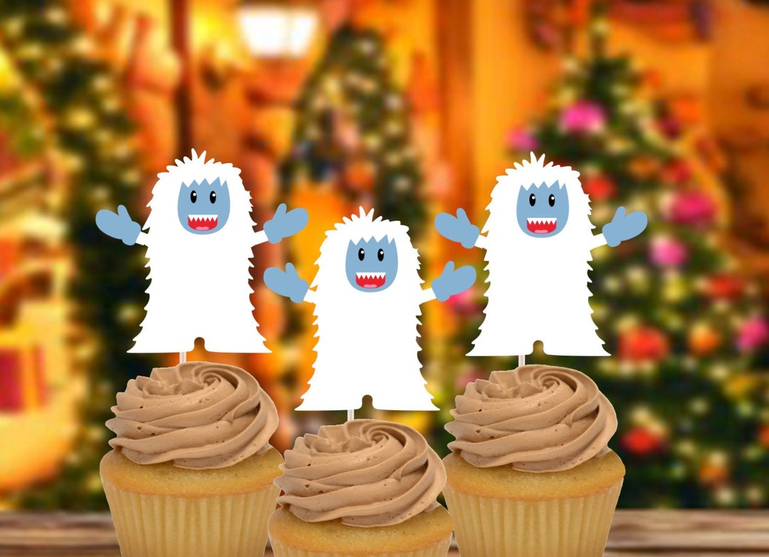 Yeti Cupcake Toppers / Yeti Cake Topper / Yeti Birthday / Yeti Party ...