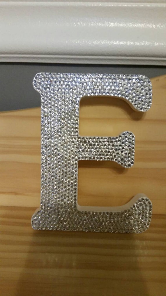 Bling baby block letters. Custom bling alphabet letters. | Etsy