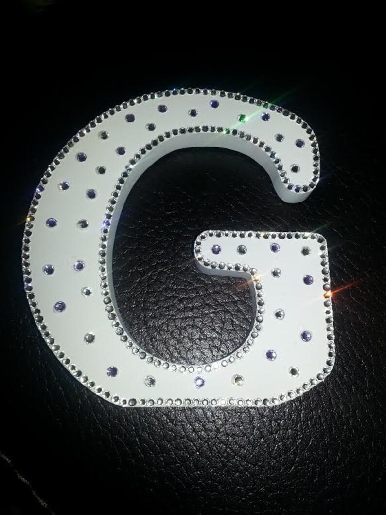 Bling Baby Block Letters. Custom Bling Alphabet Letters. - Etsy