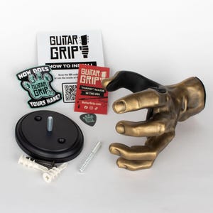 Gold Guitargrip Hand Shaped Wall Mounted Guitar Hanger - Left Grip - Etsy