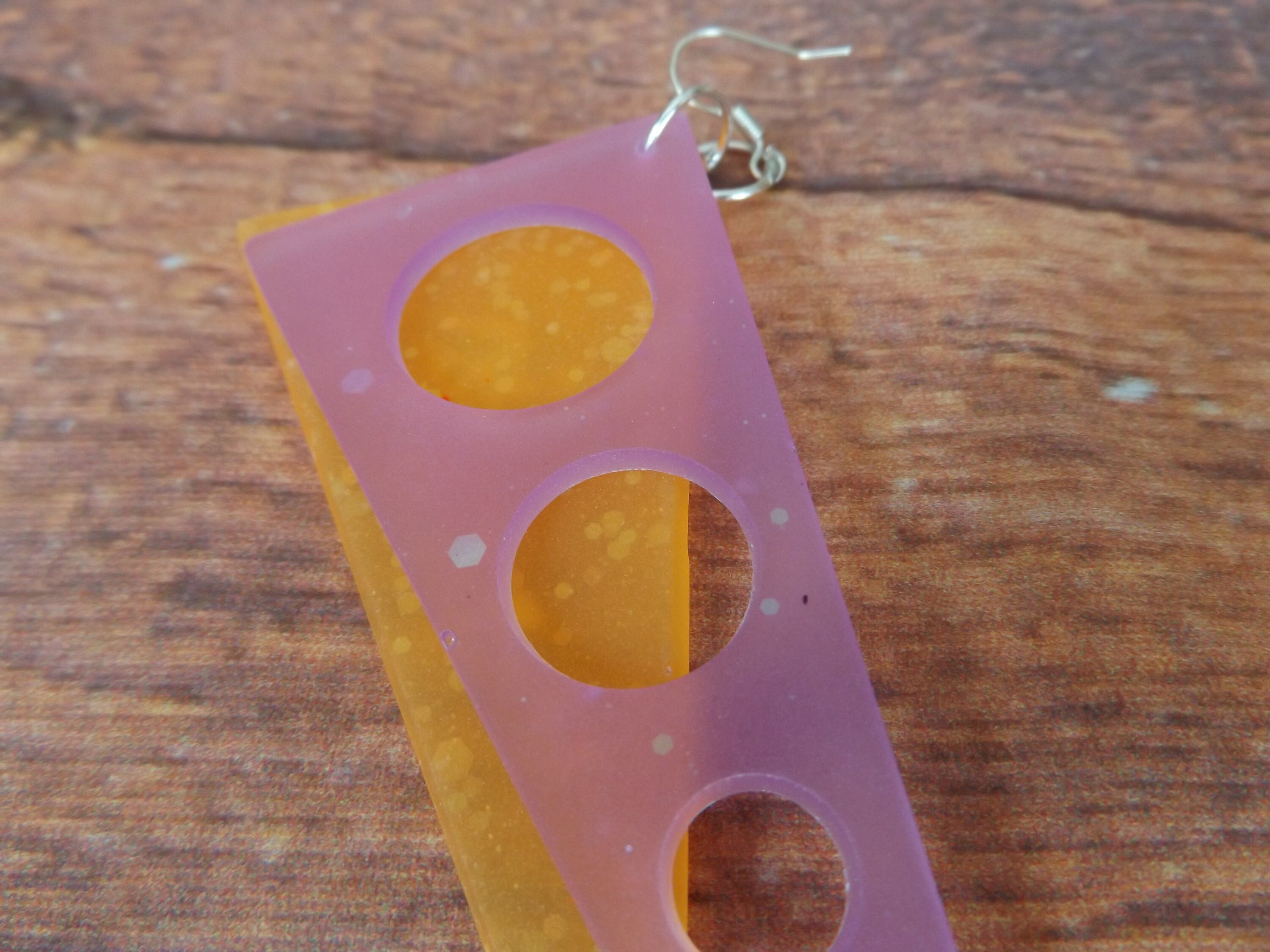 Futuristic Earrings "alien Candy " French Hook GLOW in the DARK Space ...