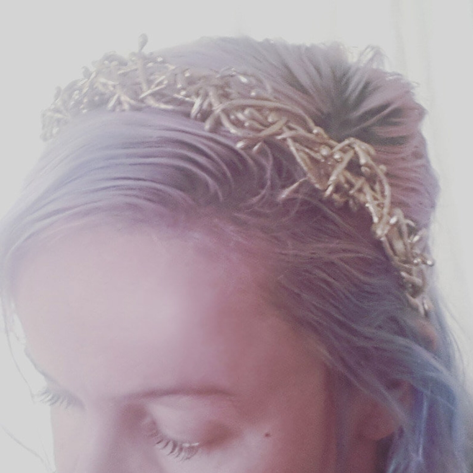 Woodland Circlet "gold Thrones" Elf Fairy Head Band Twisted Vines Hair ...