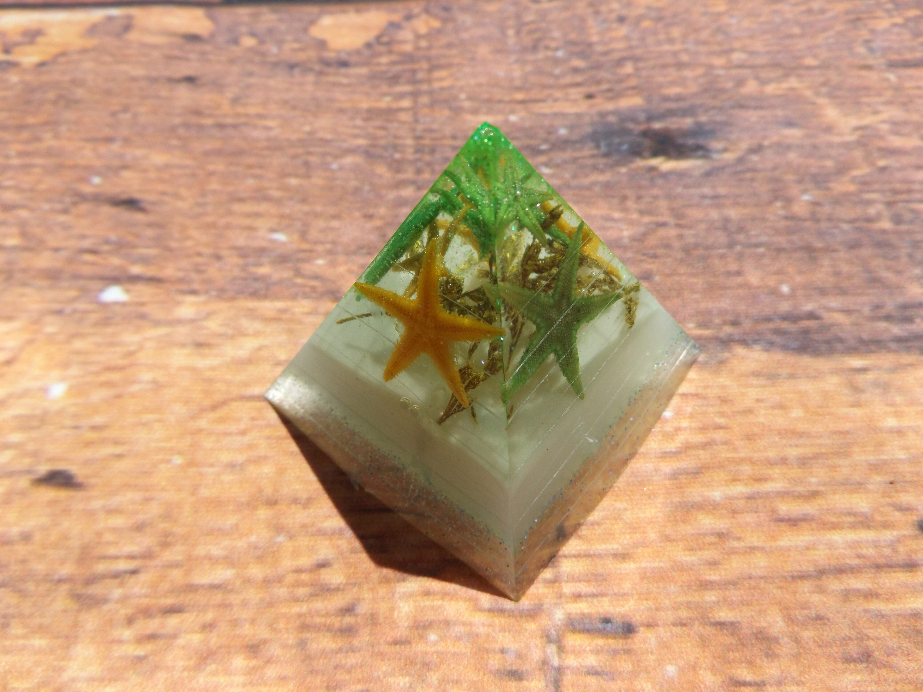 Glow In The DARK Glitter Pyramid Deep Sea Scape | Etsy