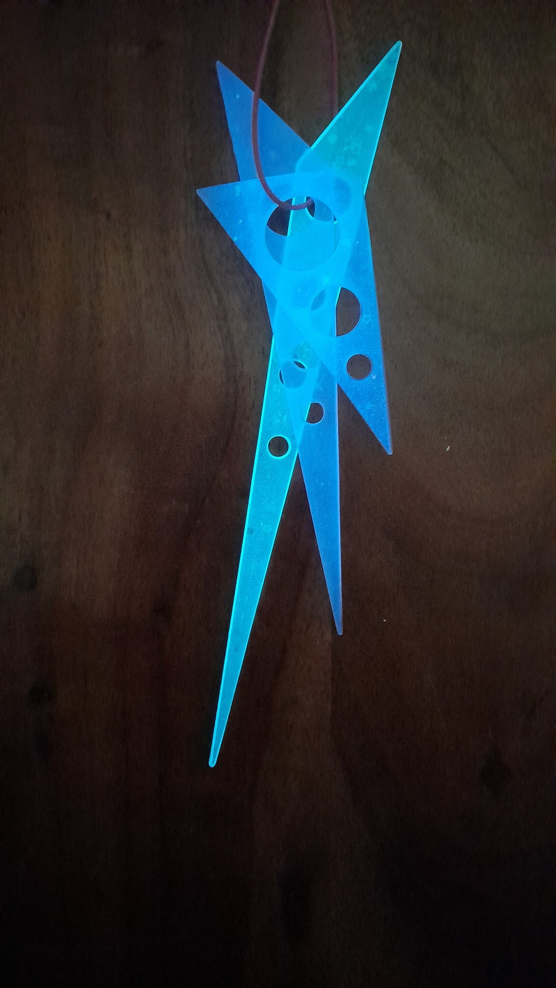 Futuristic Necklace bitch in Space GLOW in the DARK Space Age Neon ...