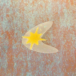 Atomic Retro Futuristic Brooch "stellar Boomerang" Starburst Boomerang ...
