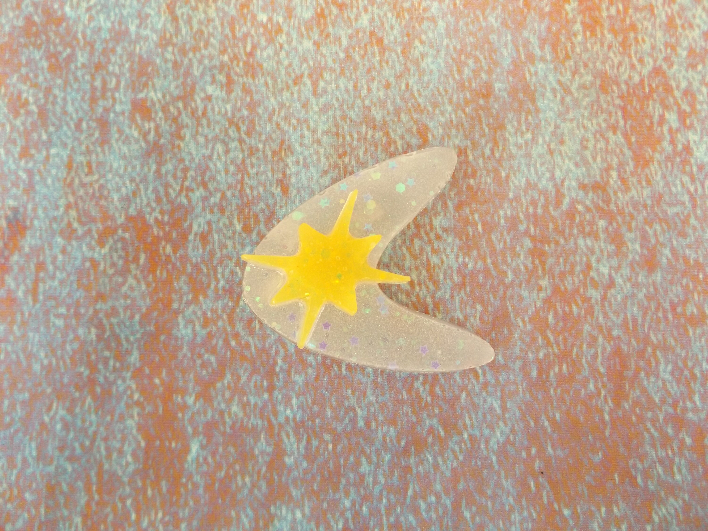 Atomic Retro Futuristic Brooch "stellar Boomerang" Starburst Boomerang ...
