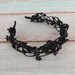 Gothic Woodland Circlet black Angel Elf Fairy Head - Etsy