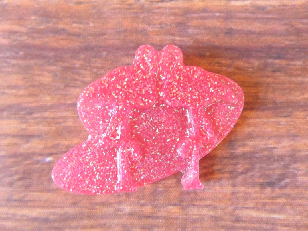 Atomic Retro Futuristic Brooch "pink Holo Flamingo" Starburst Boomerang ...