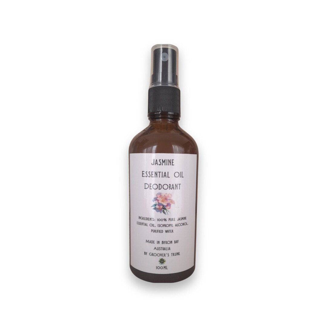 100% Pure Jasmine Deodorant Body Spray 100ml Aromatherapy Perfume ...