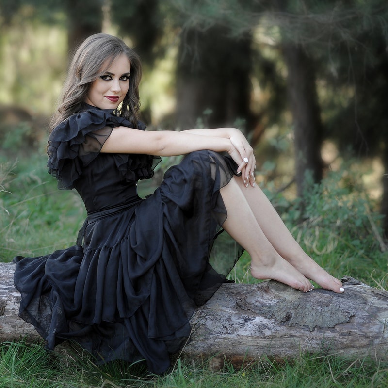 Wednesday Raven Dress - Etsy